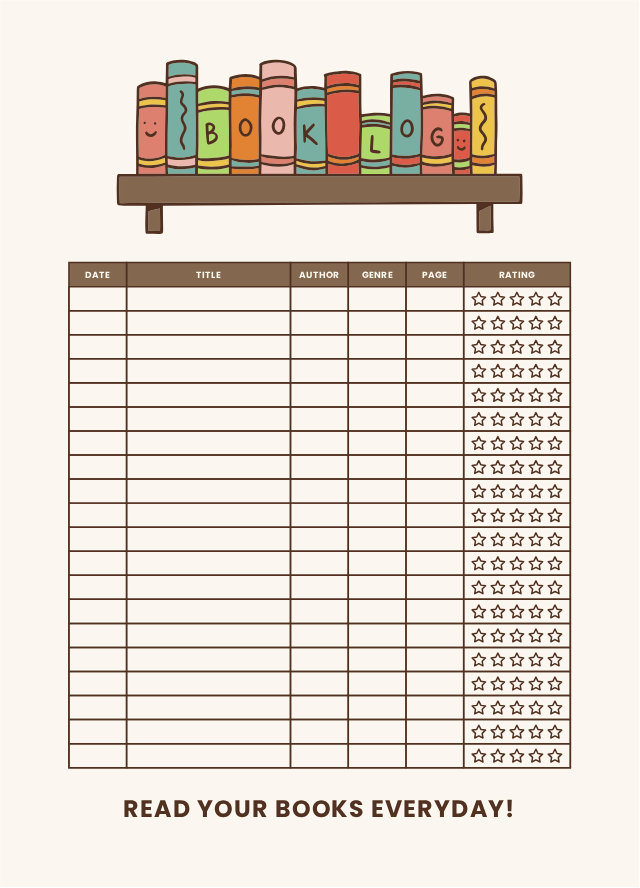9 Free Reading Journal Templates to Stay Organized